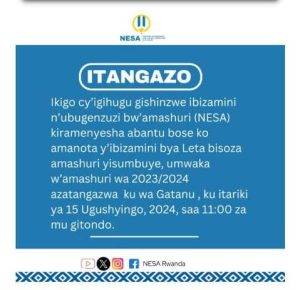 NESA LINK TO ACCESS NATIONAL EXAMINATION RESULTS 2024. - NEWS WITHIN